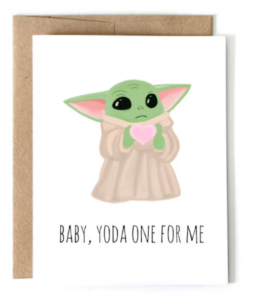 Yoda Birthday Card